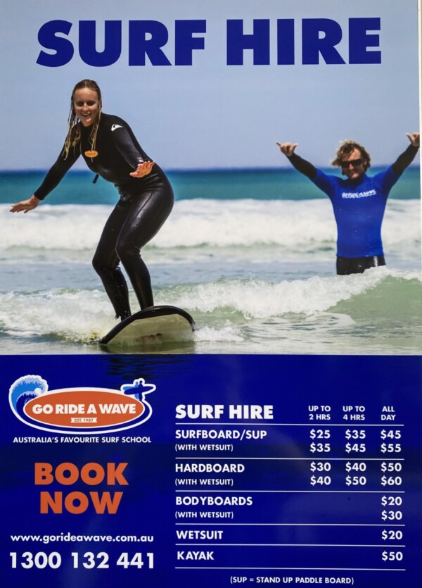 Ocean Grove Surf and Beach Hire | Go Ride A Wave
